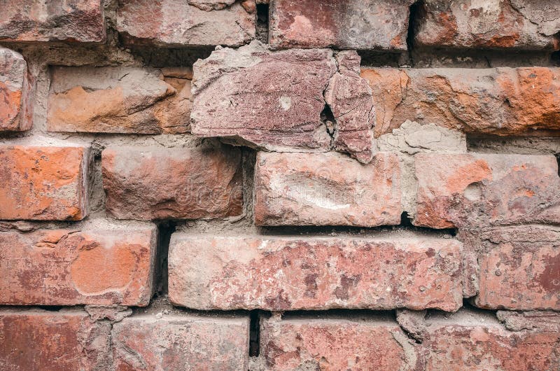 Aged Brick Wall Texture Background. Stock Photo - Image of wall, aged ...