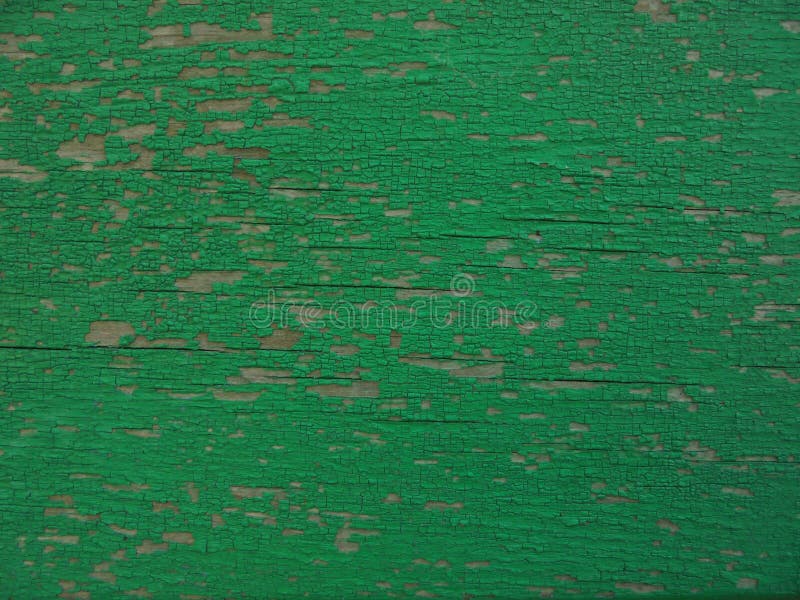 Old Cracked Green Paint on the Tree Stock Photo - Image of peeling ...