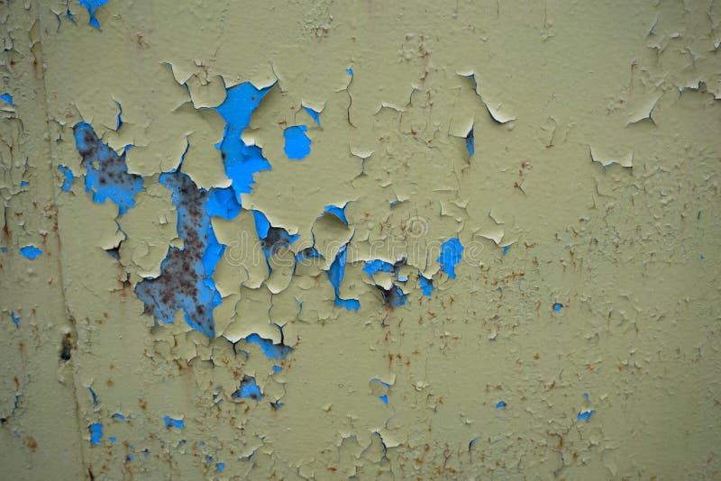 Old Cracked Paint Pattern on Rusty Background. Peeling Paint. Pattern ...