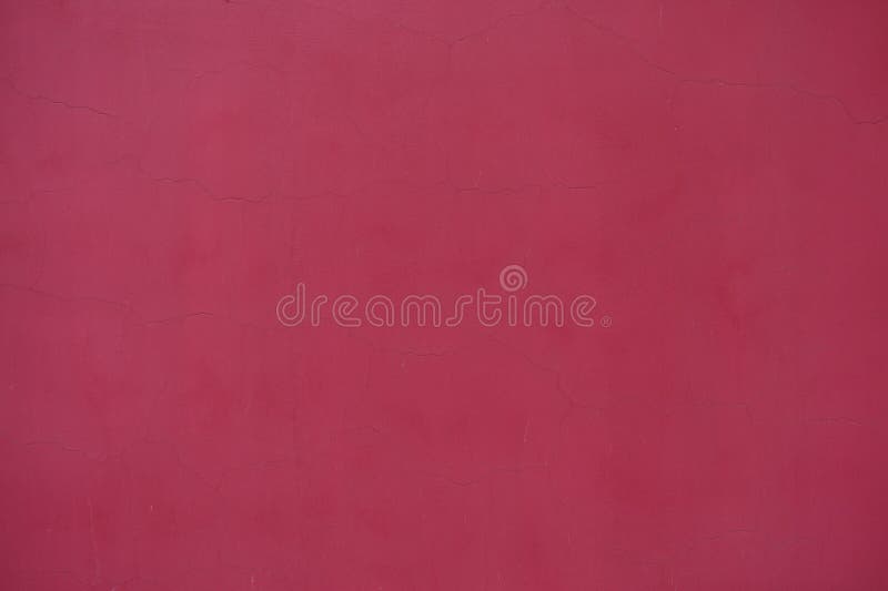 Old and Cracked Raspberry Red Painted Wall Stock Image - Image of wall ...