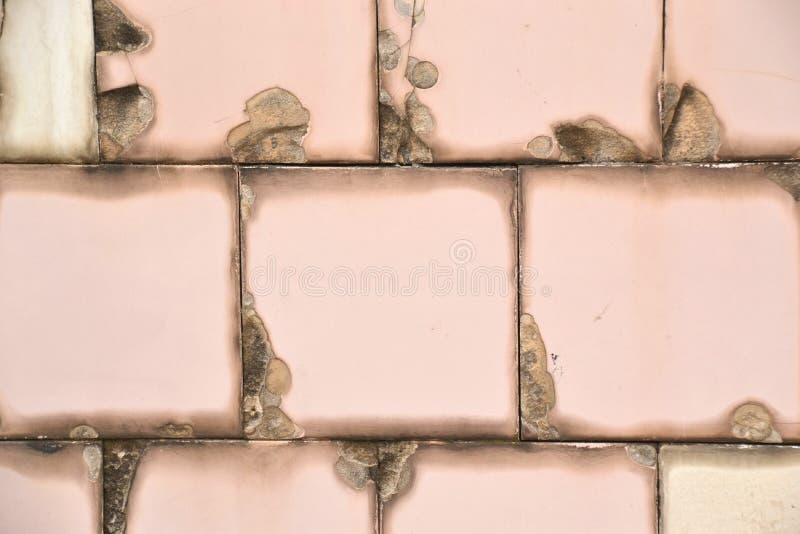 Old Cracked Tiles on the Wall Stock Photo - Image of retro, brick: 90922108