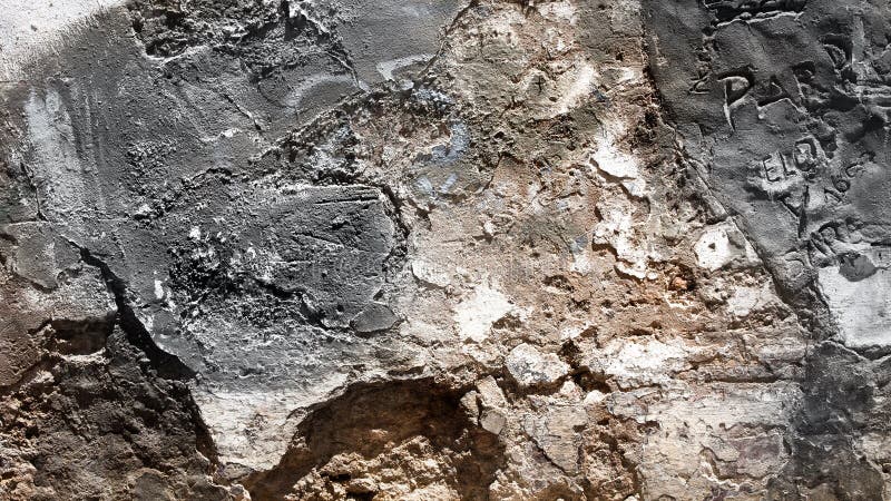 Fallen wall stock image. Image of built, concrete, dirty - 106107181