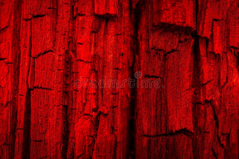 Old Cracked Wood Painted Red. Background or Texture Stock Image - Image ...
