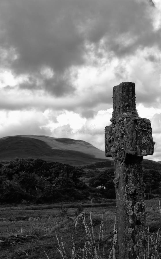 Old Cross stock image. Image of heritage, grass, tree - 9960933