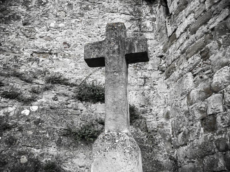 Old cross stock photo. Image of peace, holy, france, texture - 49999708
