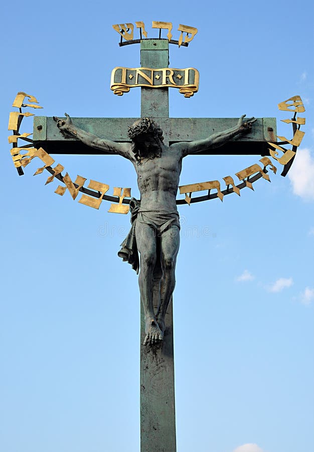 Old cross of Jesus Christ stock photo. Image of catholic - 58174130