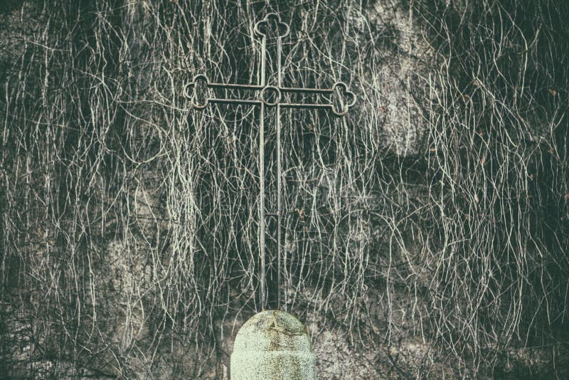 Old cross stock image. Image of design, board, dark - 151498983