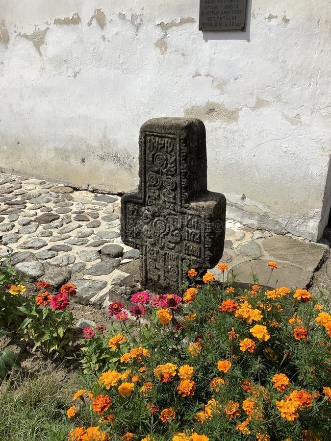 Old Cross in a Peasant Yard Stock Photo - Image of tree, yard: 270827610