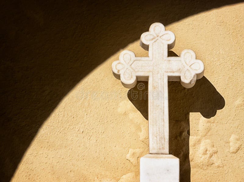 Old cross stock image. Image of shadow, rustic, symbols - 31140967