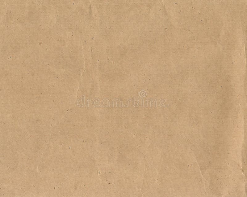 Old Brown Crumpled Craft Paper, Rough Paper Texture Stock Photo - Image ...