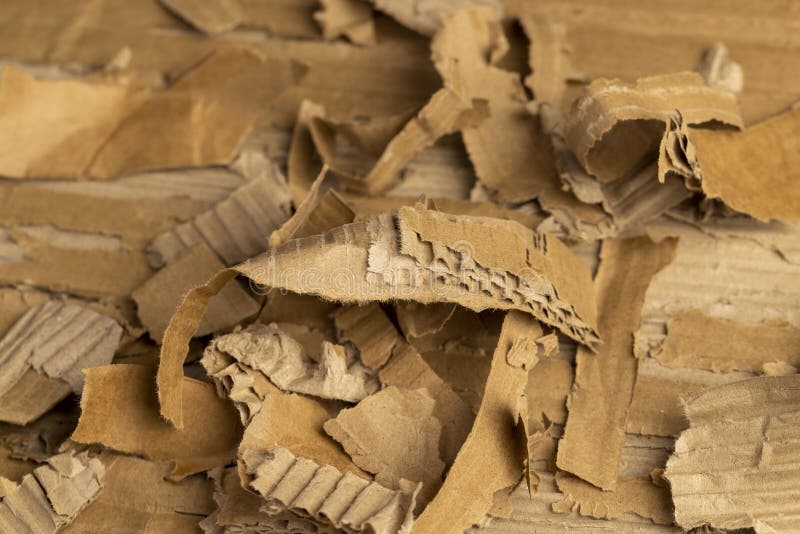 Old Crumpled and Damaged Waste Paper Cardboard Stock Image - Image of ...