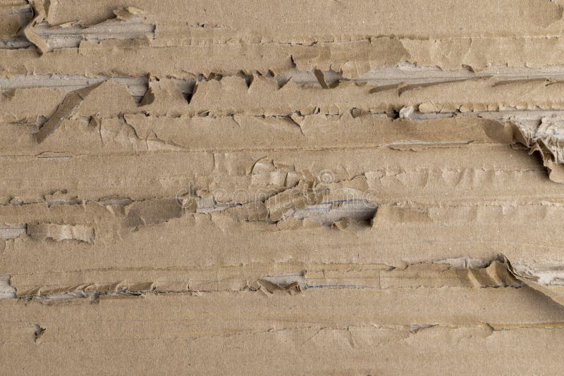 Old Crumpled and Damaged Waste Paper Cardboard Stock Image - Image of ...