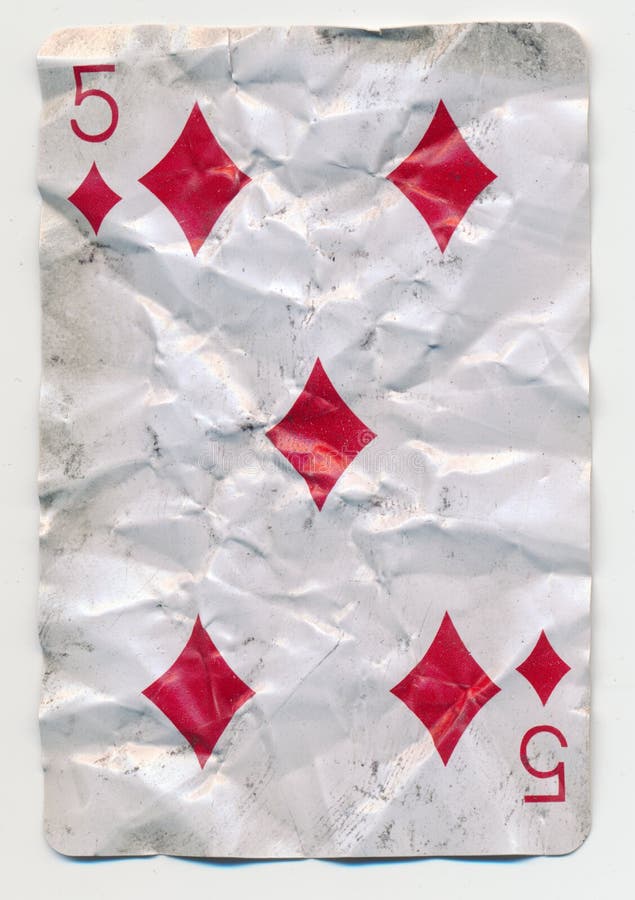 Crumpled Playing Cards stock image. Image of life, tension - 26074667