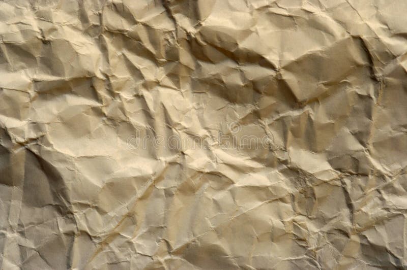 Old crumpled paper stock photo. Image of rumpled, aged - 7019236