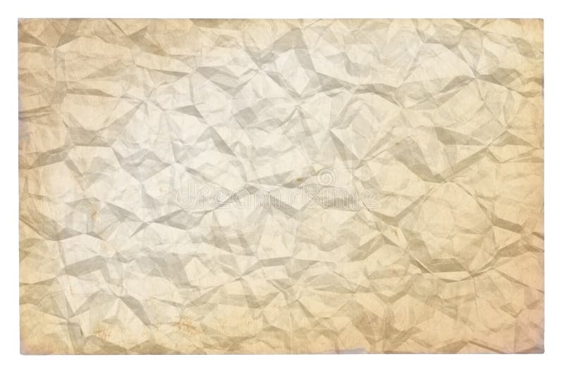 Old crumpled paper stock photo. Image of horizontal - 251910316