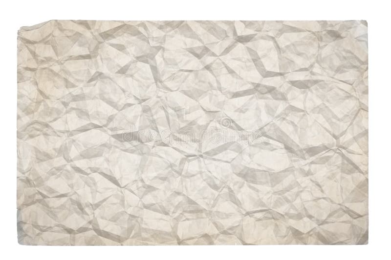 Old crumpled paper stock image. Image of material, sheet - 255818147