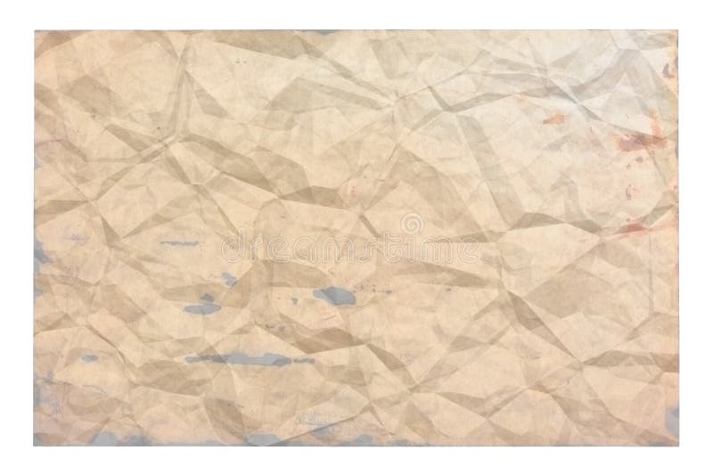 Old crumpled paper stock photo. Image of material, page - 271886636