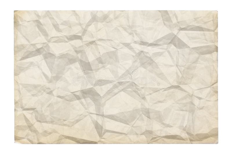 Old crumpled paper stock photo. Image of wrinkled, pattern - 274621636
