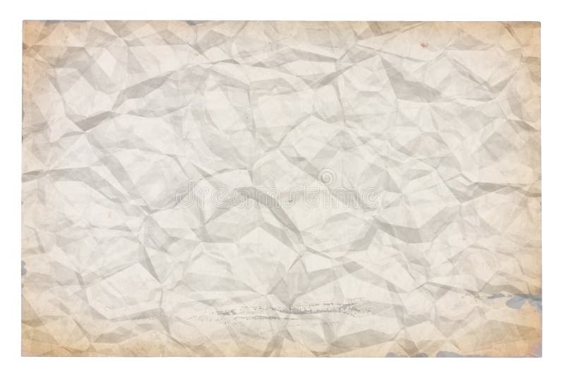 Old crumpled paper stock image. Image of pattern, crumpled - 276021827
