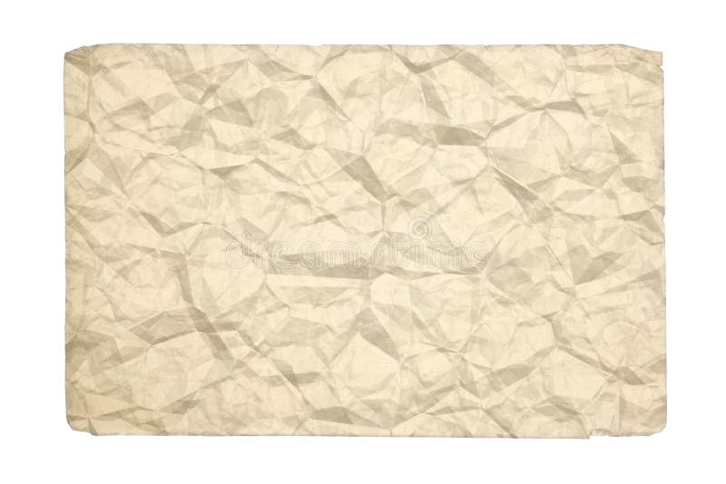 Old crumpled paper stock photo. Image of page, letter - 219737428