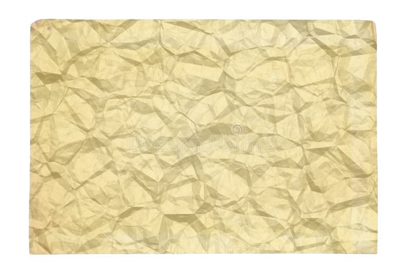 Old crumpled paper stock image. Image of blank, cardboard - 235342795