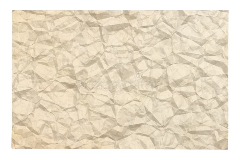 Old crumpled paper stock photo. Image of crease, grunge - 220378438