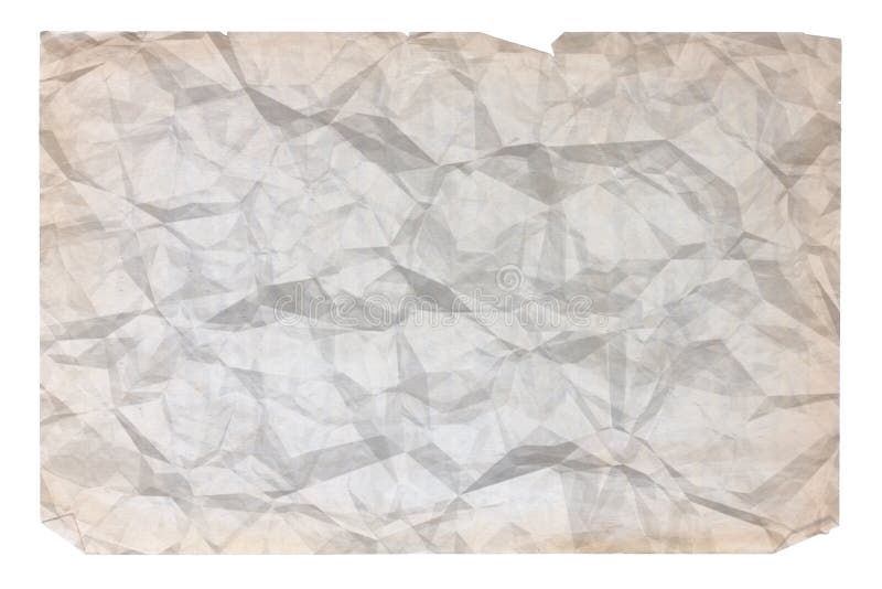 Old crumpled paper stock image. Image of texture, aged - 250886019