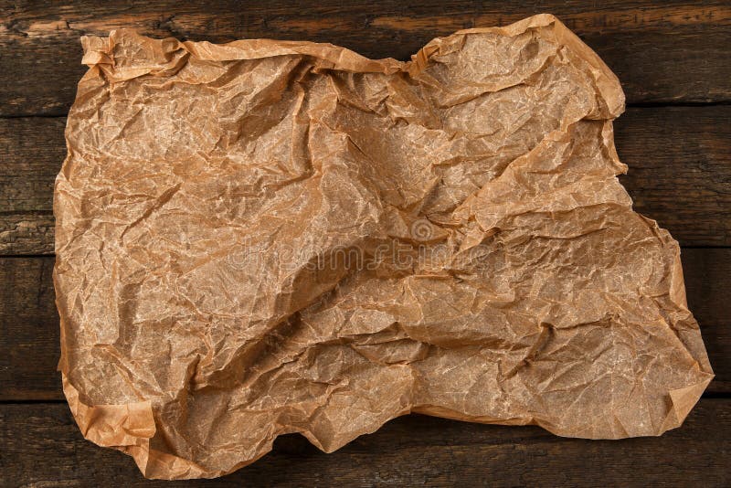 Old crumpled paper stock image. Image of ancient, page - 58027317