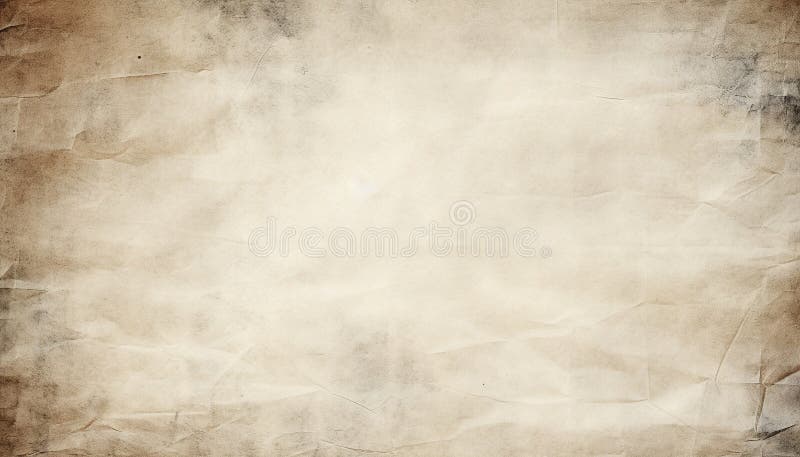 Old Crumpled Paper with Stained Antique Pattern Generated by AI Stock ...
