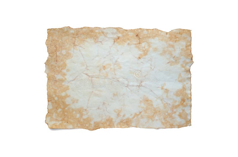 An Old Crumpled Piece of Paper. Copy Space Stock Image - Image of retro ...