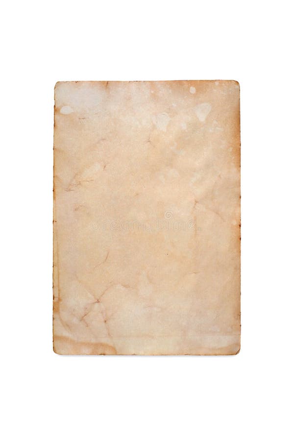 An Old Crumpled Piece of Paper. Copy Space Stock Image - Image of ...