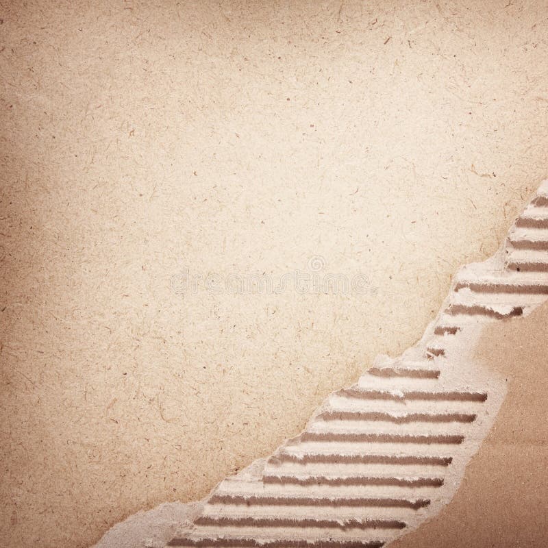 Old Crumpled, Recycled, Torn Brown Paper Texture Stock Photo - Image of ...