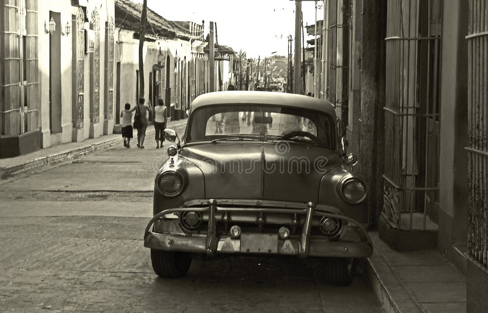 Old Cuban machine-2 stock photo. Image of thrinidad, lattice - 3306280