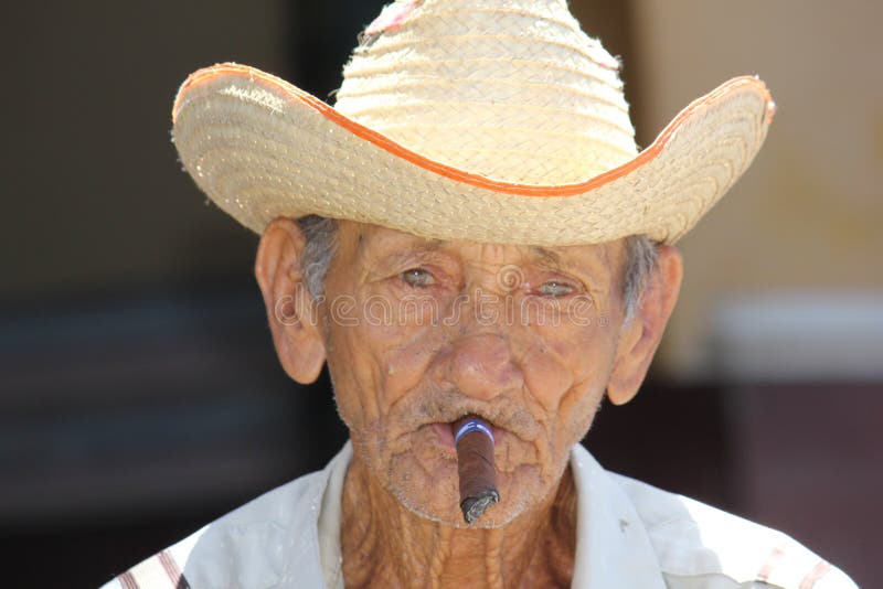 Old cuban man portrait editorial photo. Image of cuban - 42883321