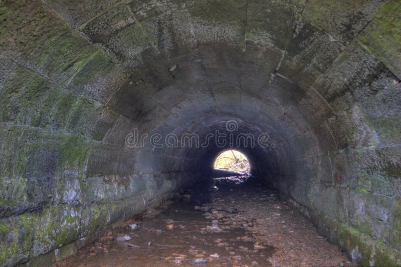 Old Culvert in Autumn in Eastern Ohio Stock Image - Image of pavement ...