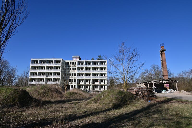 Old Damaged Building in Buckow, Germany, Lost-Place Editorial ...
