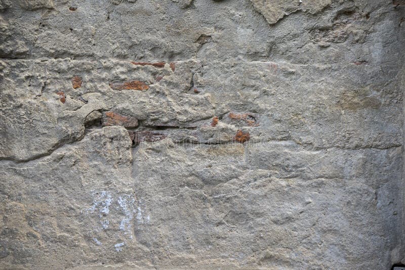 Old damaged concrete wall stock photo. Image of structure - 58299688