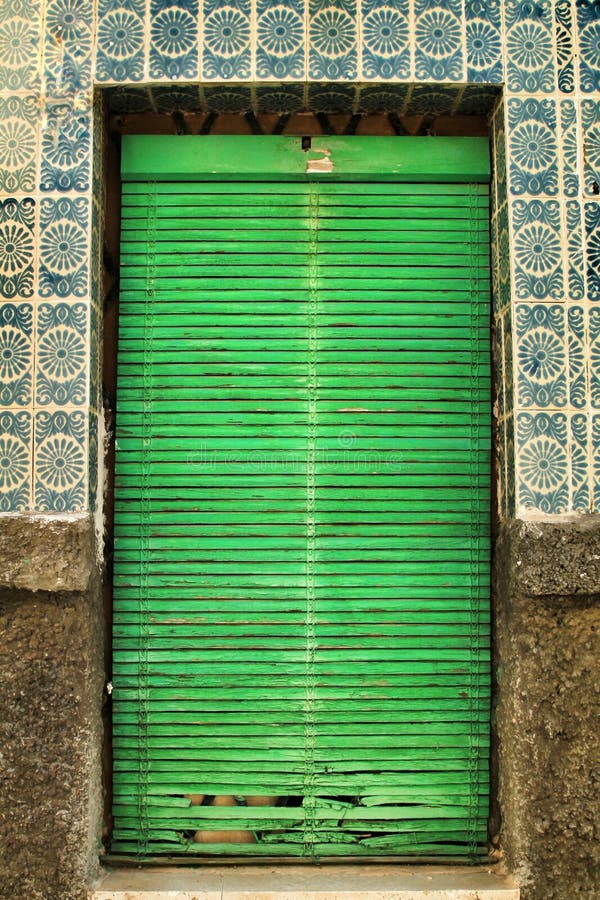 Old and Damaged Tiled Facade in Lisbon Stock Photo - Image of urban ...