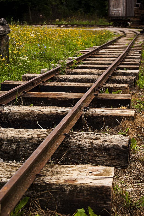 Old Damaged Track stock photo. Image of steel, speed - 56507870