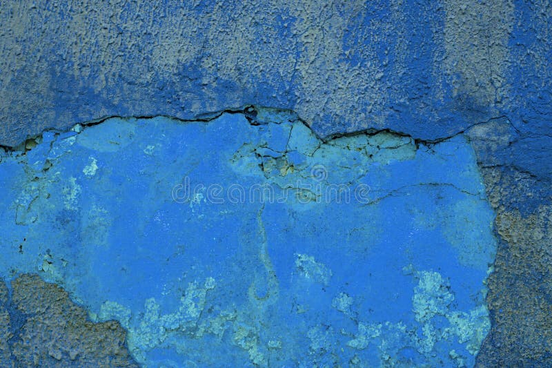 Texture from an Old Abandoned Wall with Damaged Paint. Stock Image ...