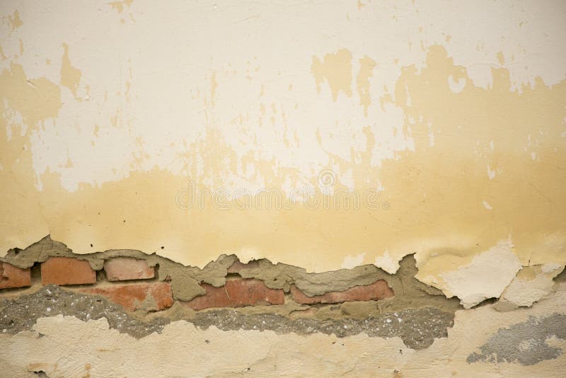 Old, damaged wall stock image. Image of stool, ancient - 35315887