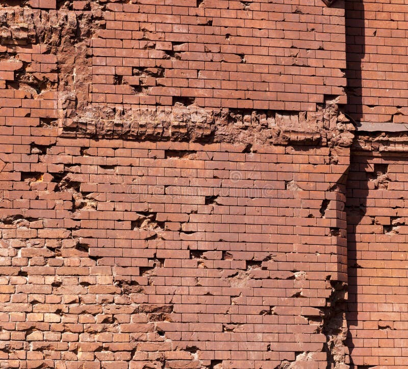 Old damaged wall stock photo. Image of destruction, crime - 125121884