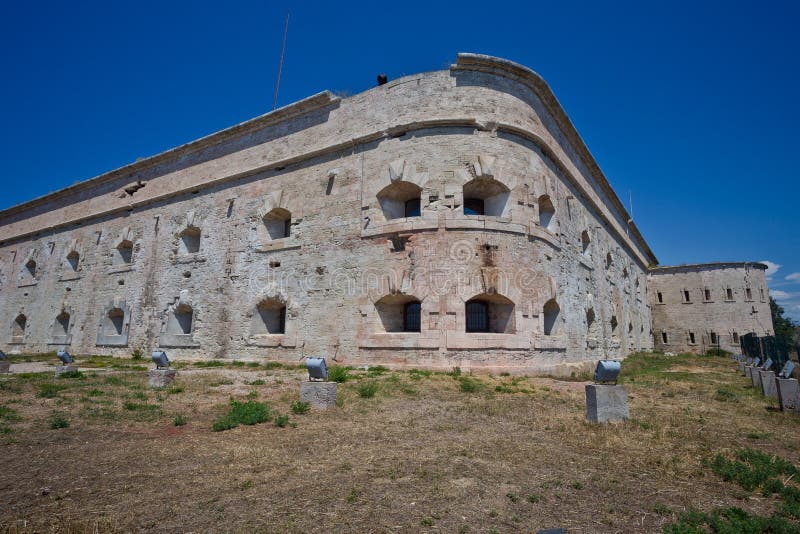 Old Damaged by War Michael`s Fort in Sevastopol, Crimea Stock Photo ...