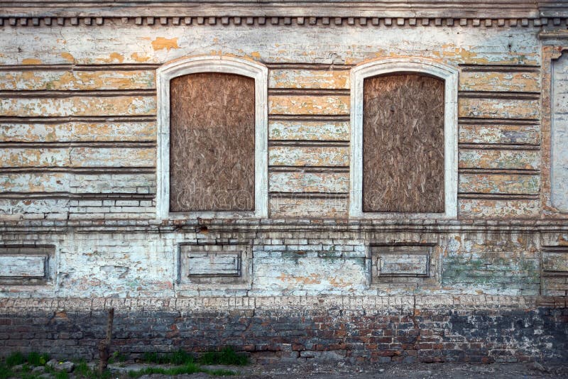 Old Damaged Windows, Grunge Windows, Texture Stock Image - Image of ...