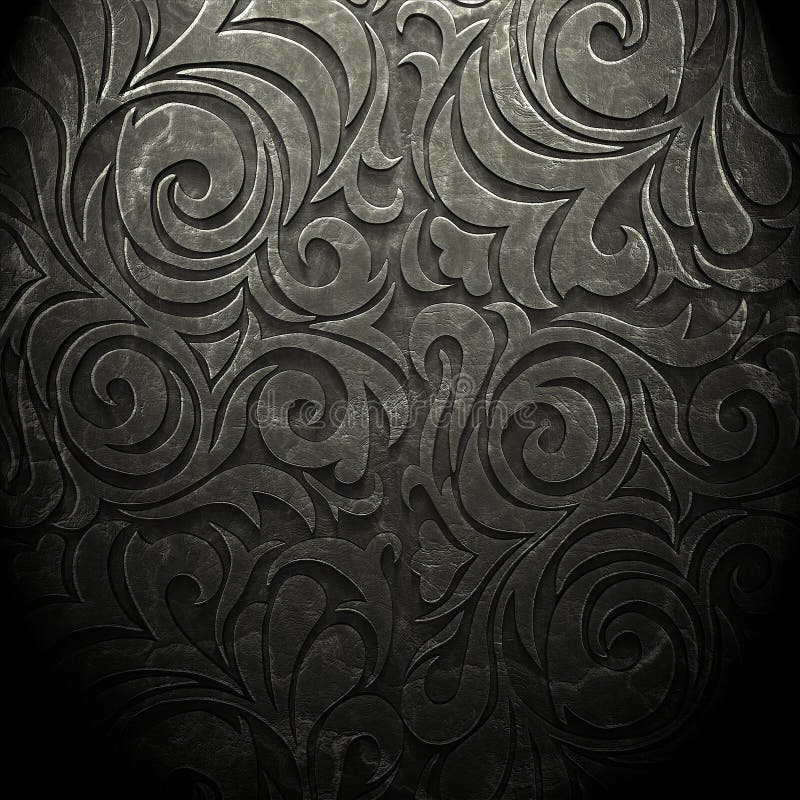 Old dark wallpaper stock photo. Image of pattern, abstract - 64674708