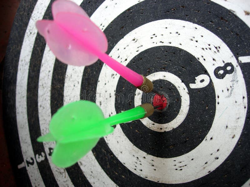 Old Dart Board Picture. Image: 5455132