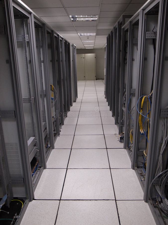 Data Center and Empty Racks Stock Image - Image of power, optical: 25622785