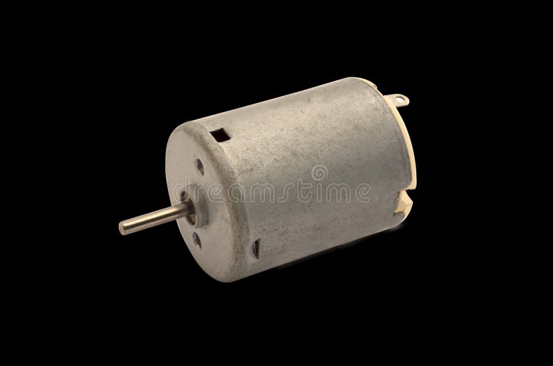Old DC Motor Isolated stock photo. Image of brush, frequency - 66942808