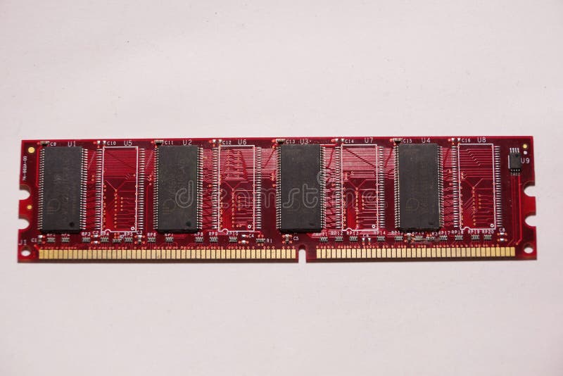 Old DDR memory modules stock photo. Image of microchip - 107814590