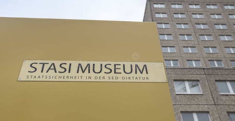 Old Ddr State Security Museum Berlin Germany Editorial Stock Image ...